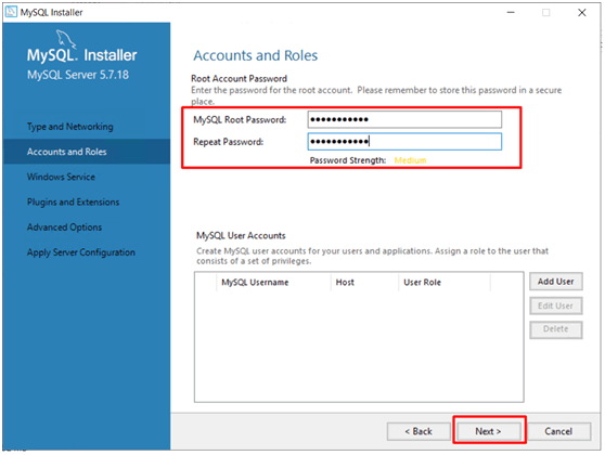 How to install MySQL 5.7 in Windows server?