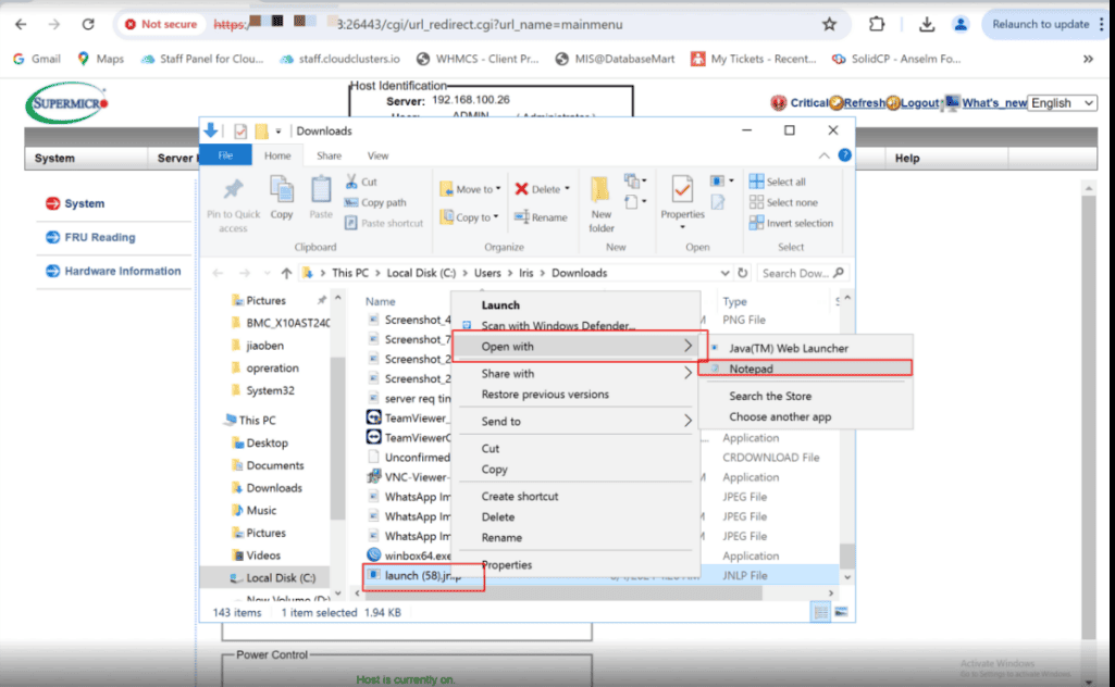 How to Access Server IPMI Console via IPMI