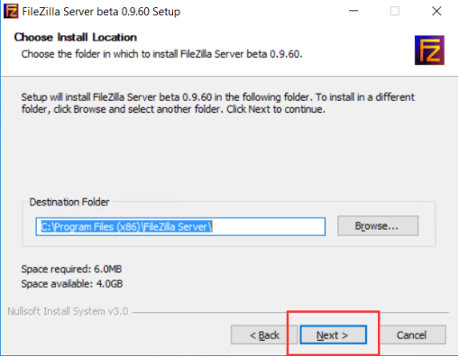 How to Install FileZilla Server