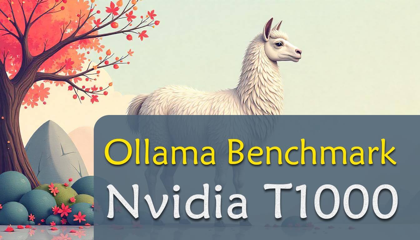Comprehensive Nvidia T1000 Benchmark: Running Ollama LLMs on GPU Dedicated Server