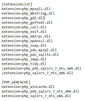 How to Enable SQL Server Extension in PHP 7.X