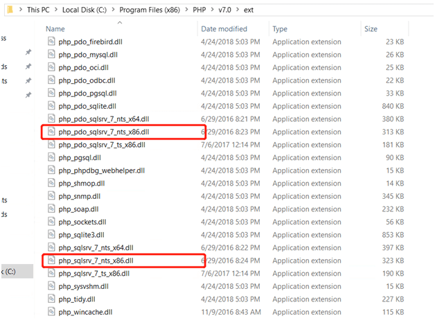 How to Enable SQL Server Extension in PHP 7.X