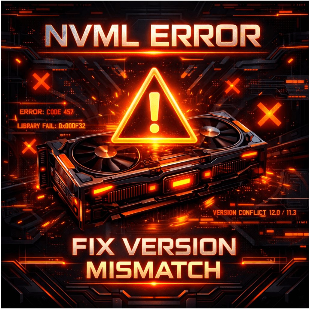 Failed to initialize NVML: Driver/library version mismatch