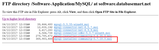 How to install MySQL 5.7 in Windows server?