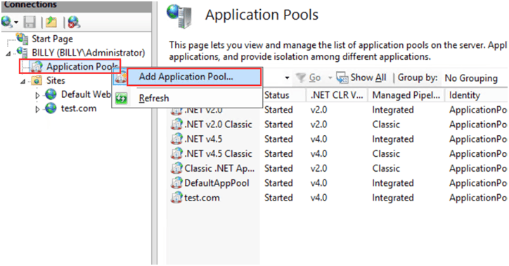 How to Create Site in IIS Manually