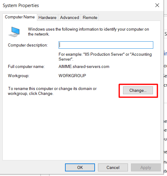 How to Change Server Name in Windows and Linux