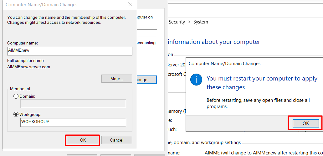 How to Change Server Name in Windows and Linux