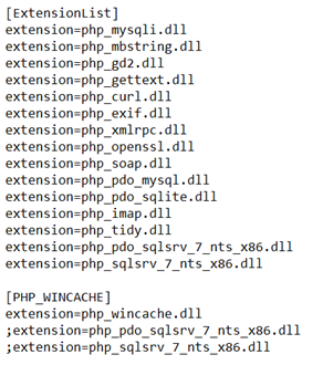 How to Enable SQL Server Extension in PHP 7.X