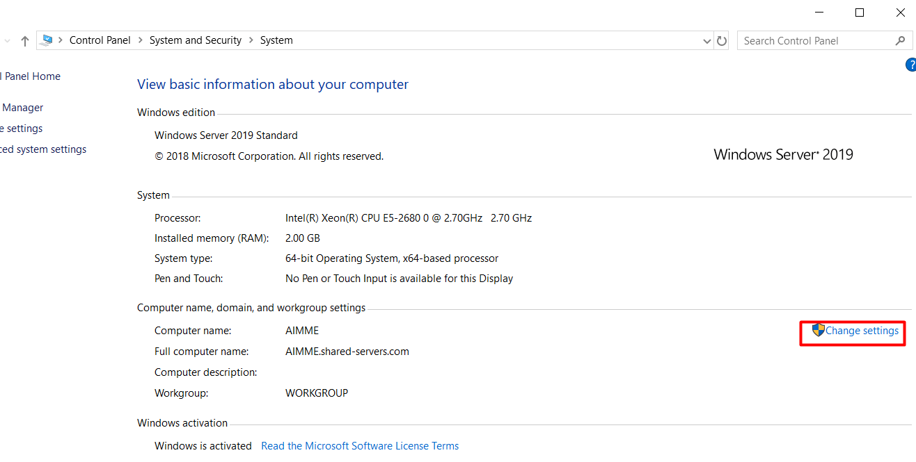 How to Change Server Name in Windows and Linux