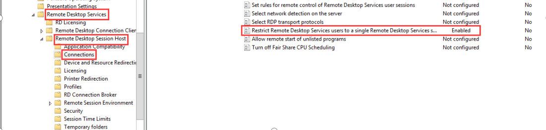 How to Enable or Disable Multiple RDP Sessions