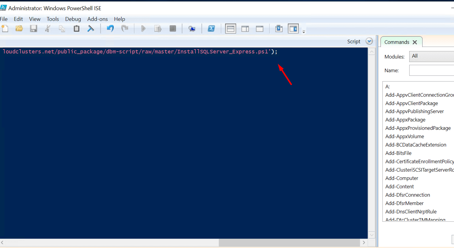 SQL Server Express Installation Step by Step via PowerShell
