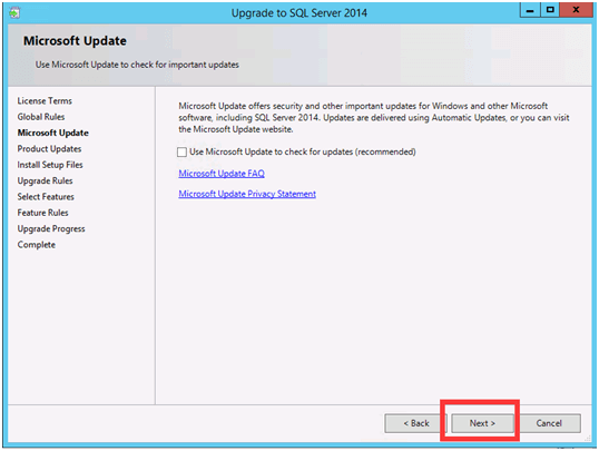 How to Upgrade MS SQL Version