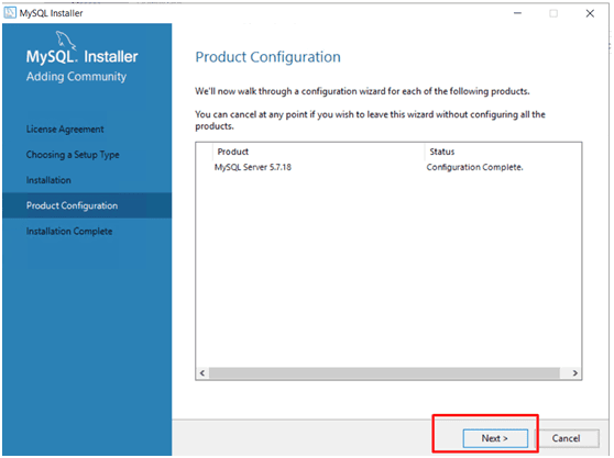 How to install MySQL 5.7 in Windows server?