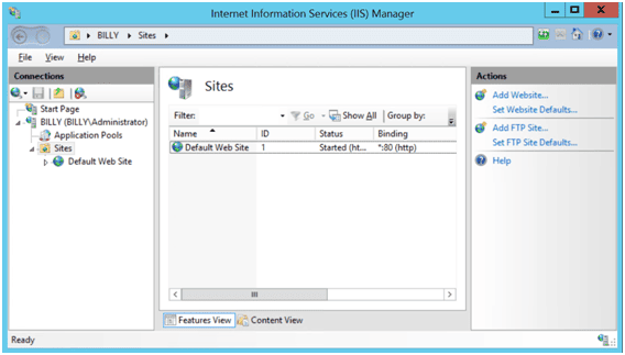 How to Create Site in IIS Manually