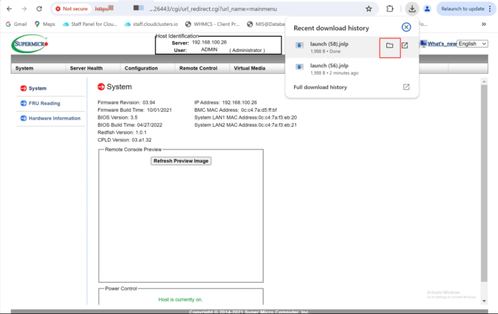 How to Access Server IPMI Console via IPMI