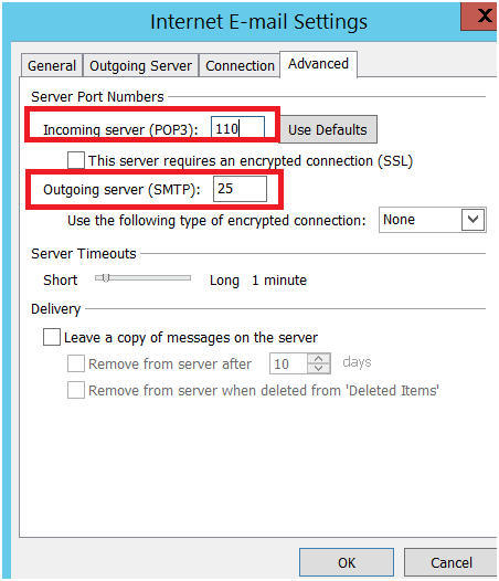 How to Configure Outlook with SMTP Authentication