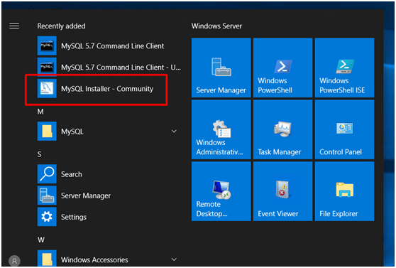 How to install MySQL 5.7 in Windows server?