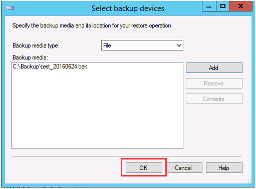 How to Restore a Backup of a Database in SSMS